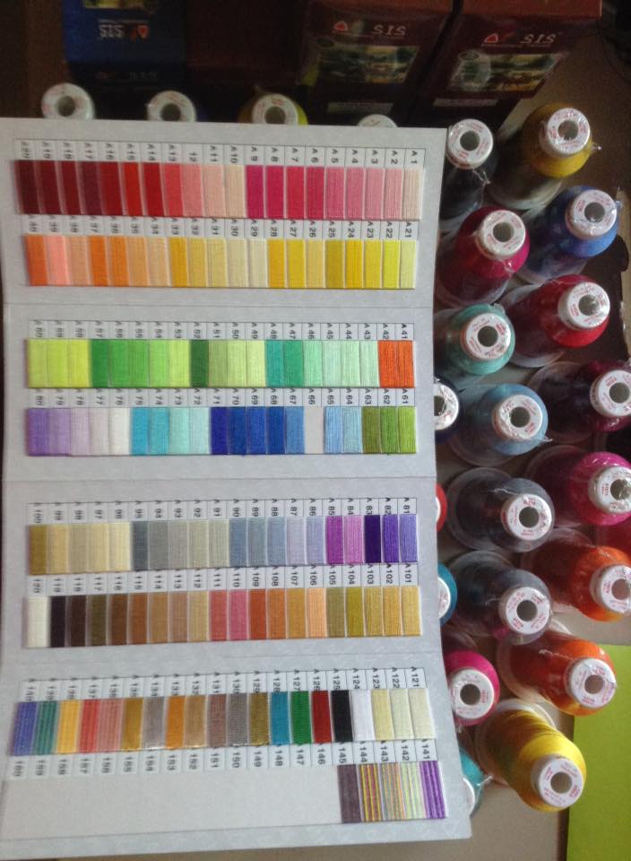 oasis embroidery thread chart - Fun on the Homestead